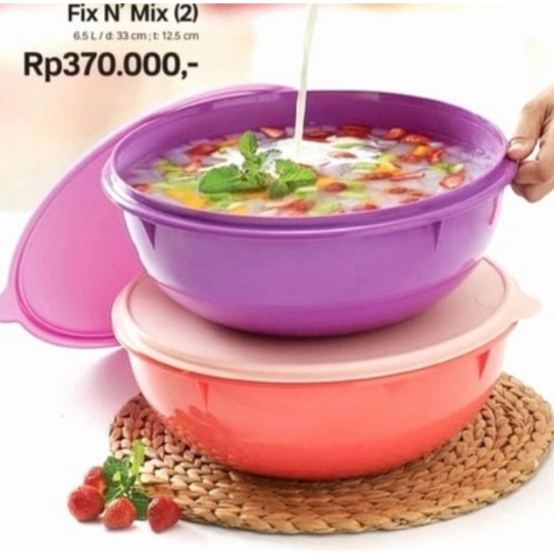 Jual Fix n mix tupperware (2) / mangkok tupperware isi 2 | Shopee Indonesia