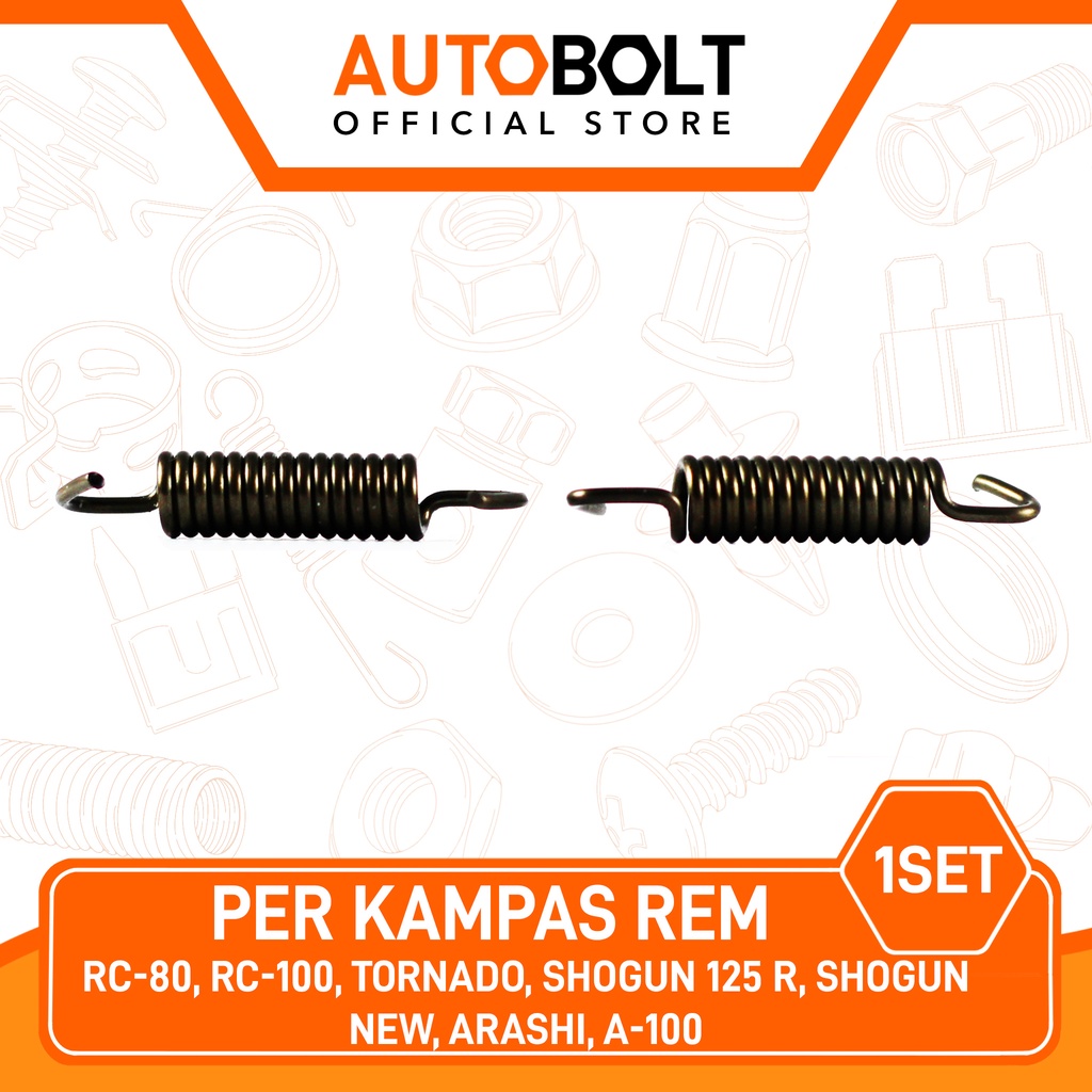 Jual Per Kampas Rem RC 100 & RC 80 & Shogun New & Smash & Tornado ...