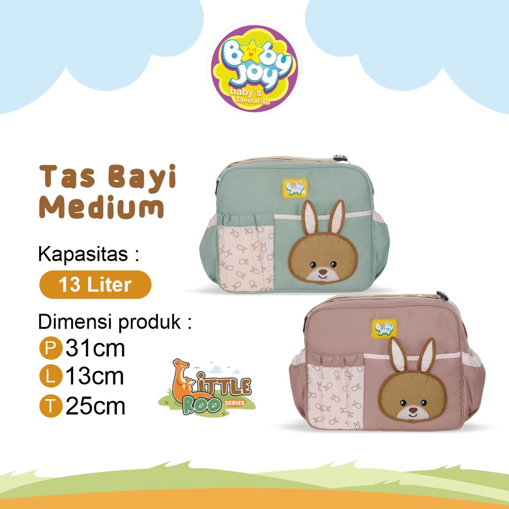 Jual Baby Joy Tas Perlengkapan Bayi Medium Little Roo Series BJT1049 ...