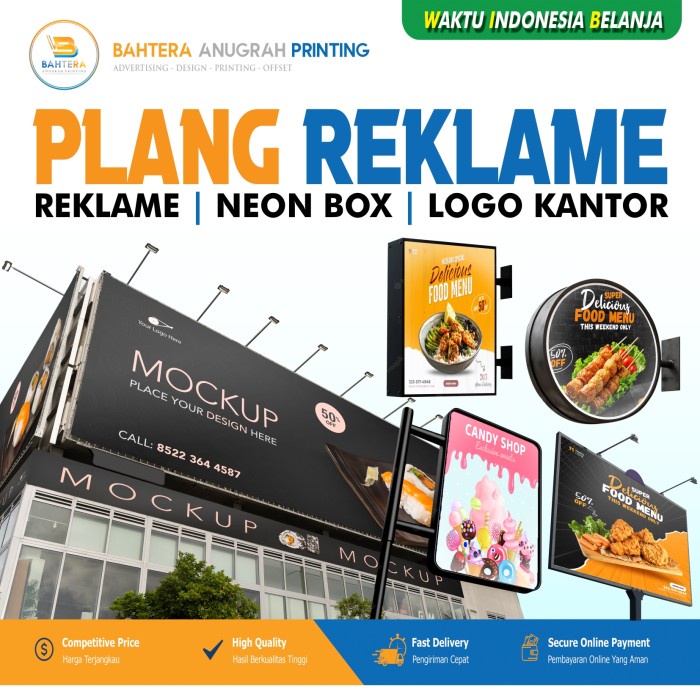 Jual Papan Jalan Plang Reklame, Plang Bilboard | Shopee Indonesia