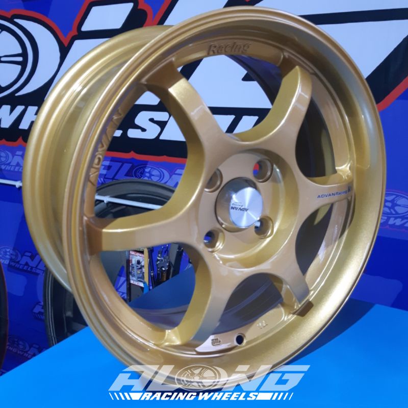 Jual VELG ADVAN RG-D R15 PCD 4X100 - GOLD | Shopee Indonesia