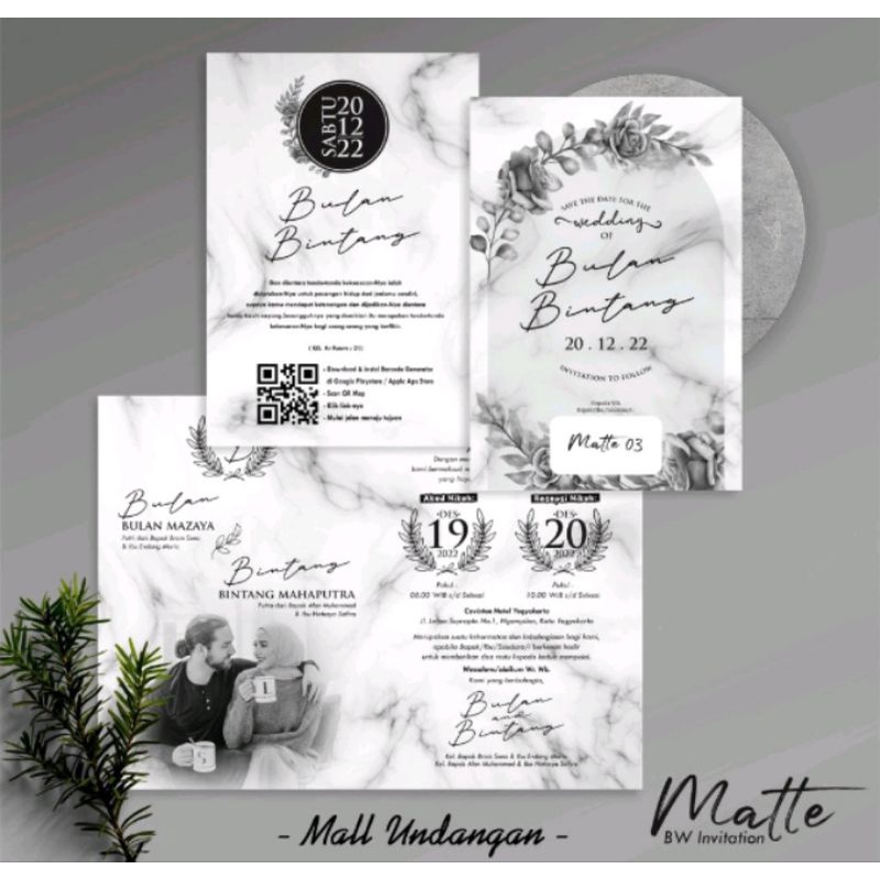 Jual undangan pernikahan Sania_Puteri 2737 beragam unik dan menarik ...