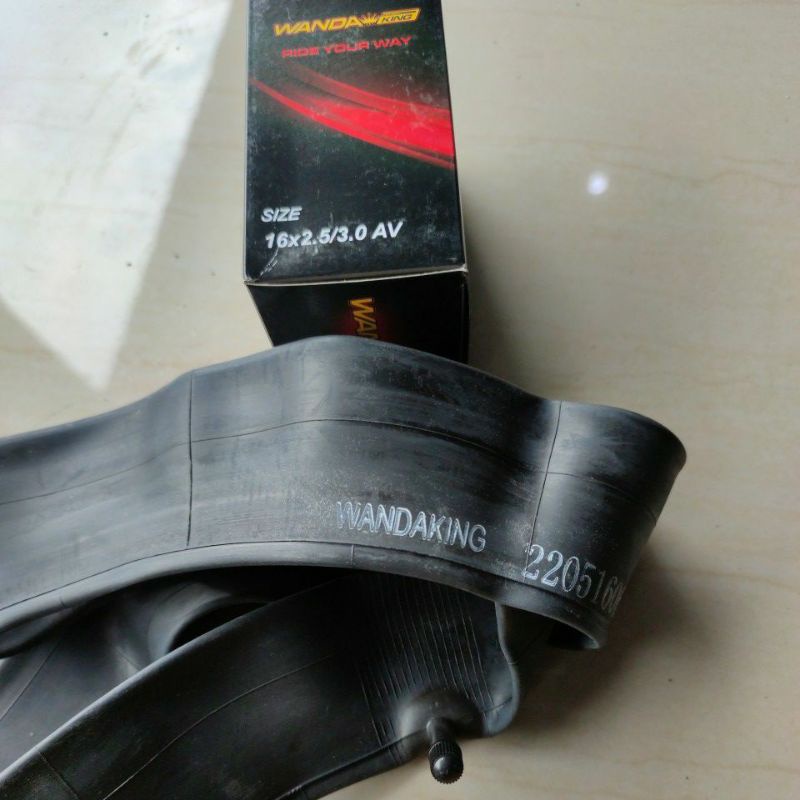 Jual ban dalam sepeda anak model ban lebar jumbo ukuran 16 x 3.0 wandaking | Shopee Indonesia
