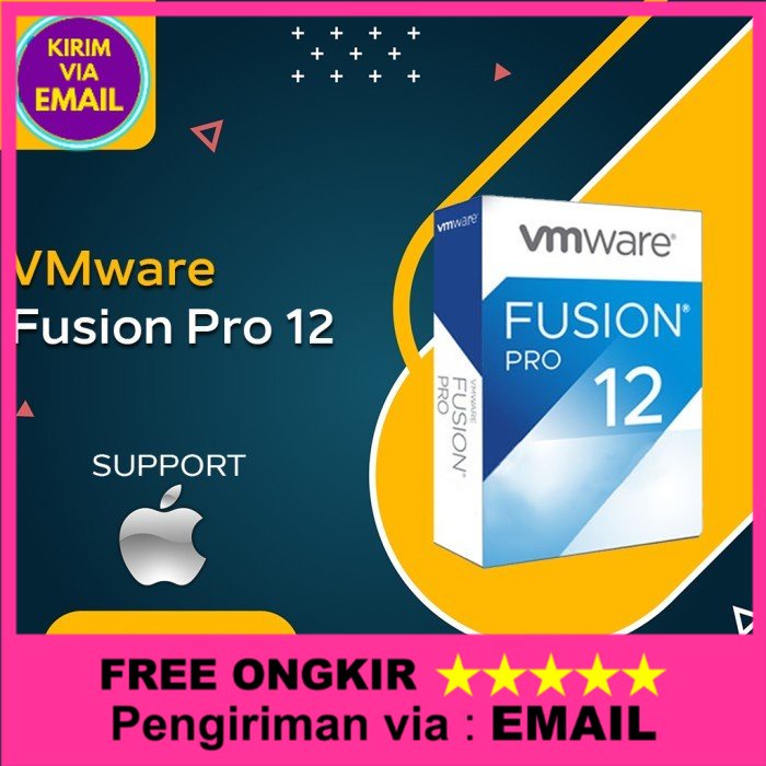 Jual Software Menjalankan Win di Mac: VMware Fusion Pro 12 Full Version ...