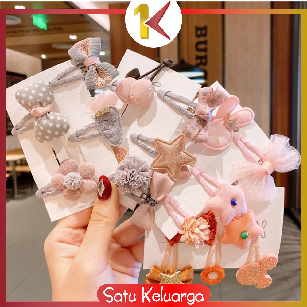 Jual SK- C340-C342 PART 2 Jepit Rambut Anak Lucu Set 10 IN 1 / Baby ...