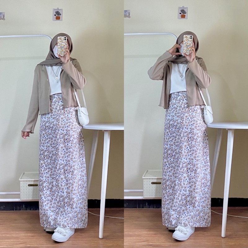 Jual ONE SET ROK CARDIGAN / LEBIH MURAH SUDAH TERMASUK ROK DAN OUTER ...