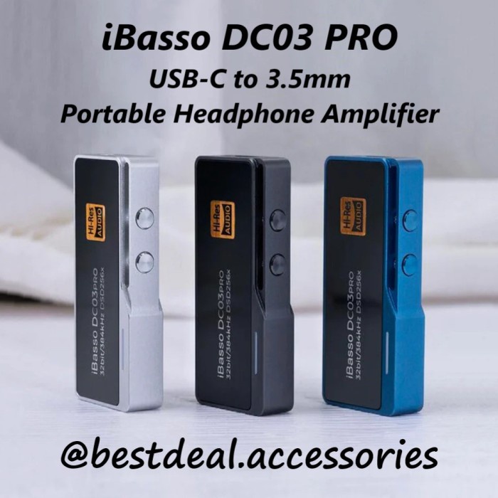 Jual Ampli Ibasso Dc03 Pro Usb-C To 3.5Mm Portable Headphone Amplifier ...