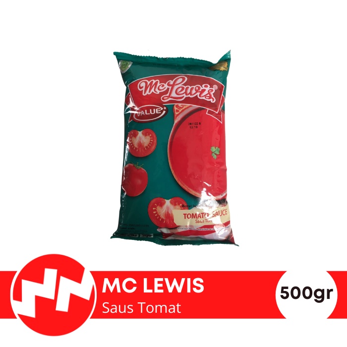 Jual MC LEWIS Tomato Sauce 500gr / Saus Tomat 500gr | Shopee Indonesia