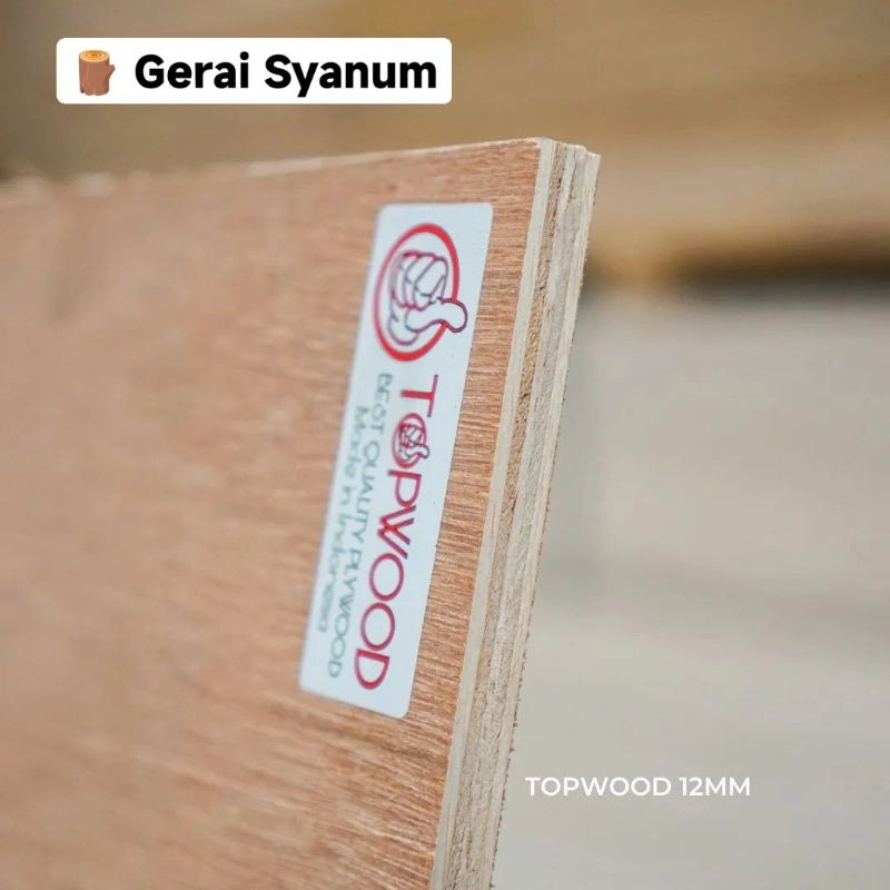 Jual 50x120cm 12mm triplek meranti plywood multiplek baru | Shopee ...