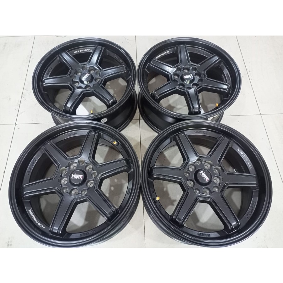 Jual Velg Mobil Bekas Hsr Murah Minas Ring 16 Lebar 7 Pcd 5x100 5x114 Black Cocok Buat Ertiga ...