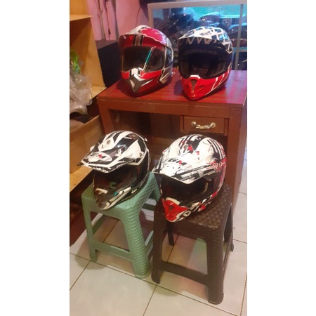 Jual helm cross original second | Shopee Indonesia