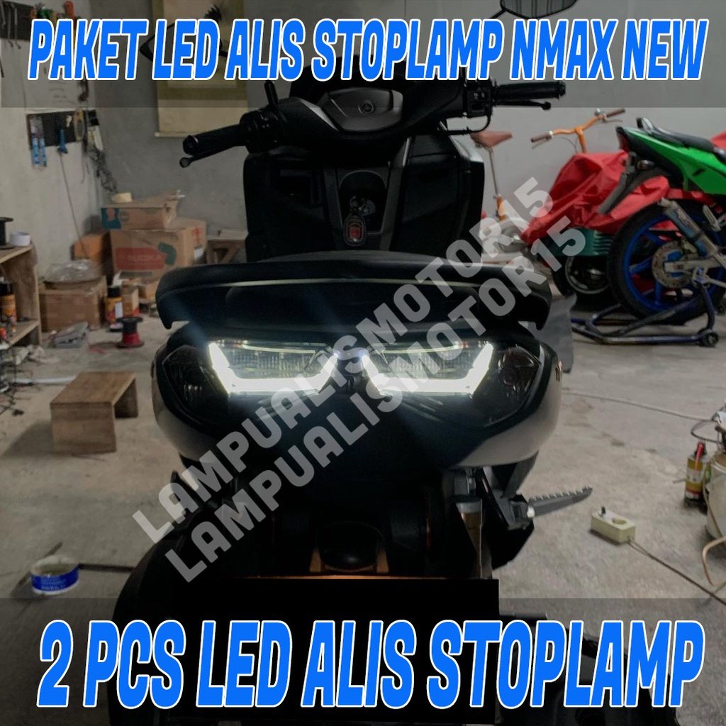 Jual lampu alis stoplamp nmax new siap pakai non bintik sepasang LAMPU ...