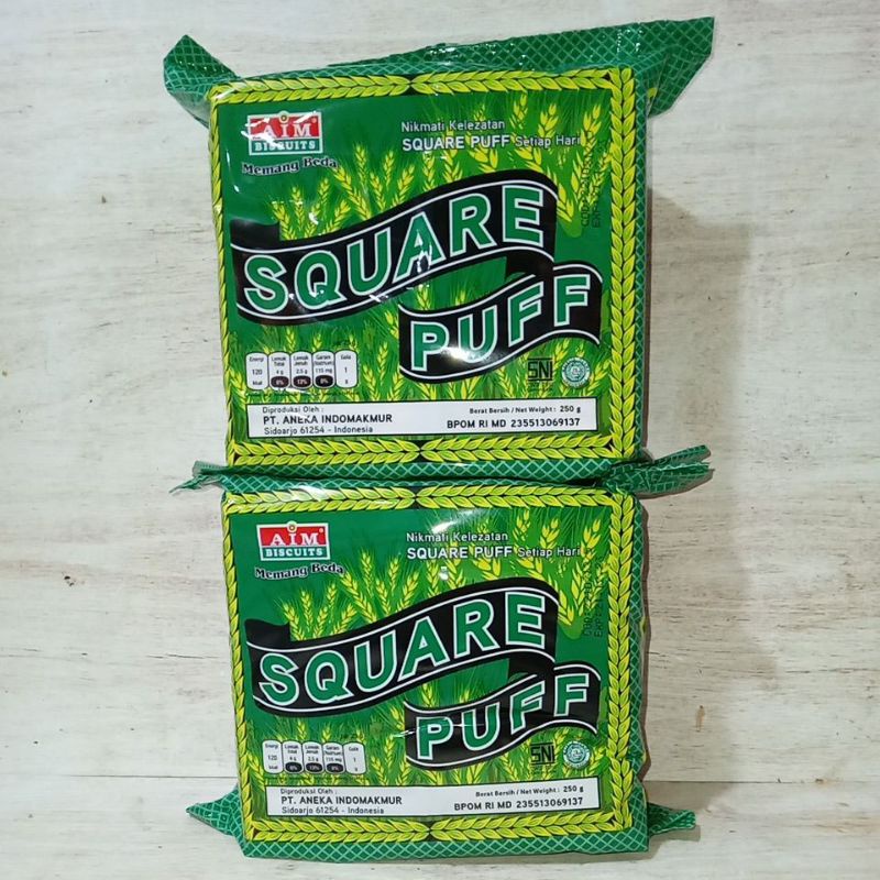 Jual Aim Roti Kering Manis Gabin Square Puff Cream Crackers Malkist ...