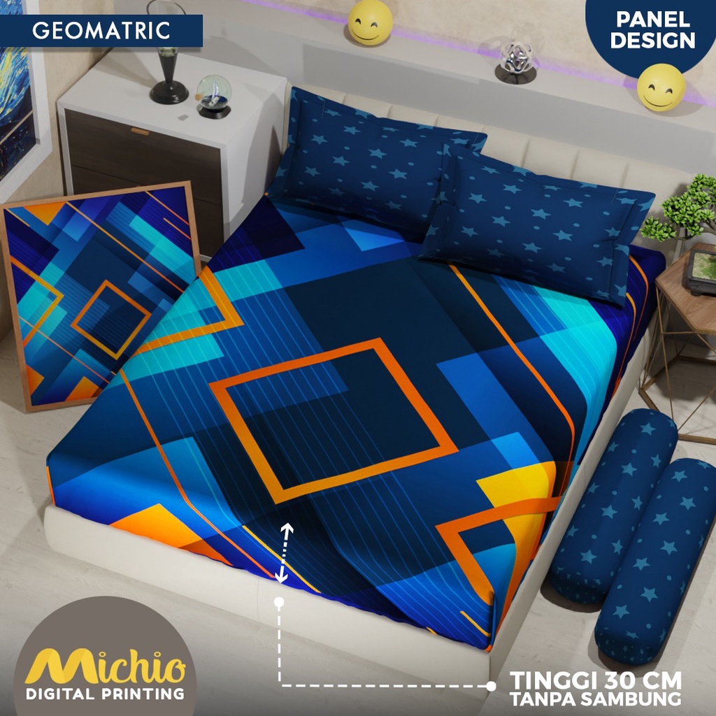 Jual MICHIO / MONALISA - SPREI TINGGI 30 CM TINGGI 30CM PREMIUM MOTIF ...