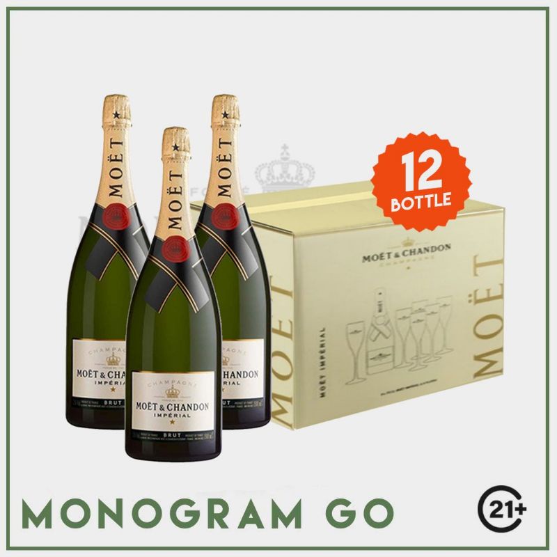 Jual Moet & Chandon Imperial Brut 750ml (1 KARTON ISI 12 BOTOL ...