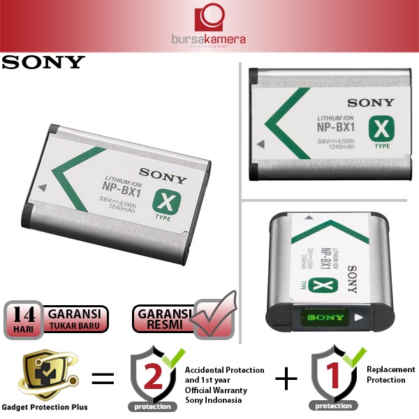 Jual Sony NP-BX1 Rechargeable Lithium-Ion Battery Pack (3.6V, 1240mAh) | Shopee Indonesia