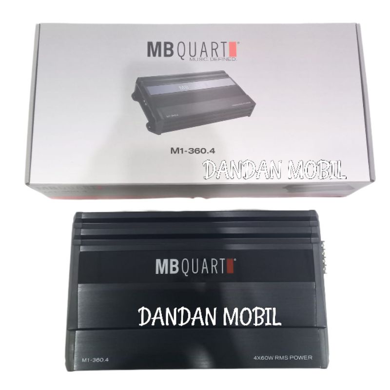 Jual Power Mobil Amplifier 4 channel MBQUART M1-360.4 Original | Shopee ...