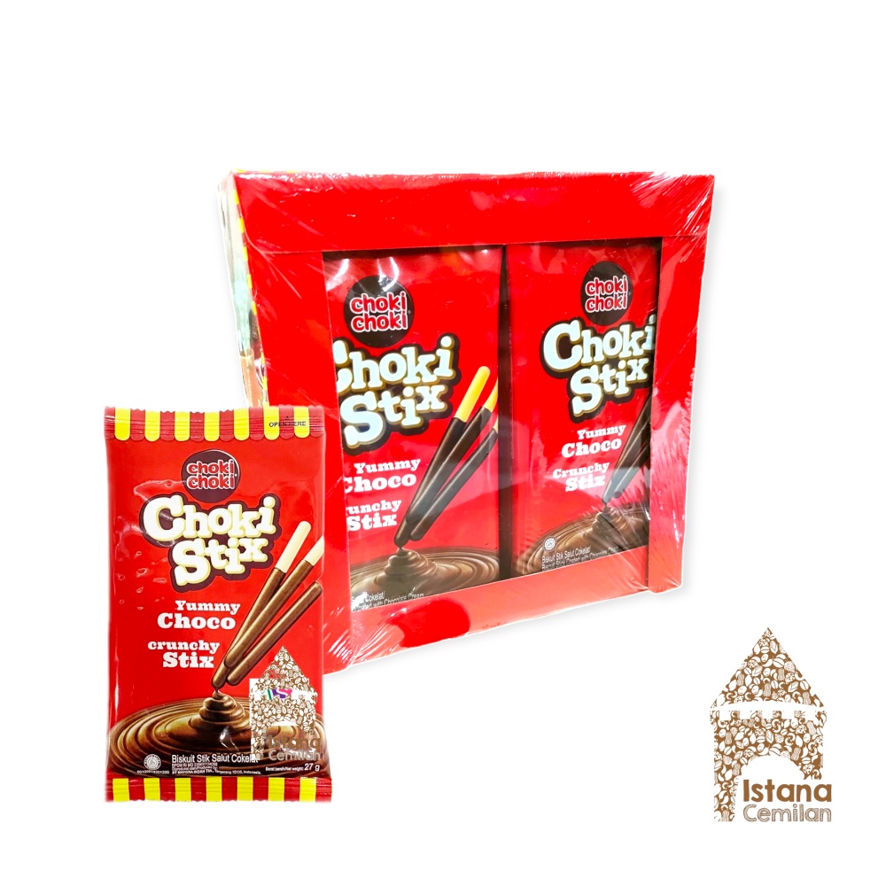 Jual Choki Stix Choki Choki Stick Cokelat Isi 12 Sachet Stik Biskuit Cokelat Shopee Indonesia