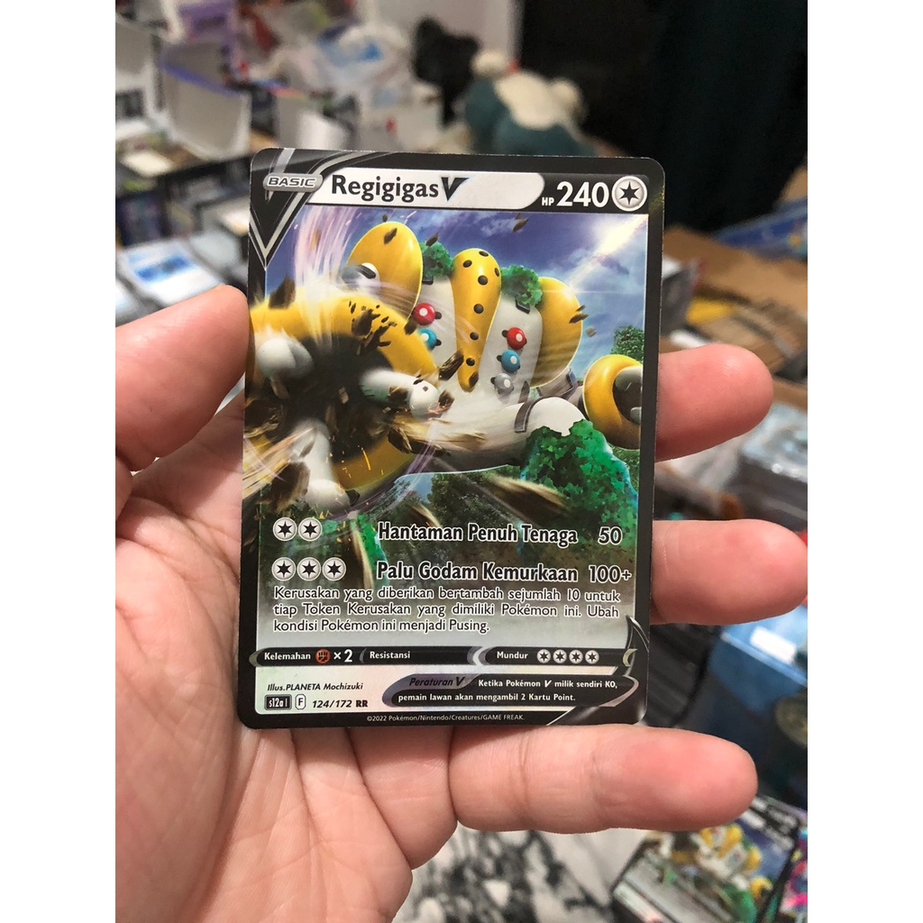 Jual Kartu Pokemon TCG Regigigas V RR s12a VStar Semesta Original ...
