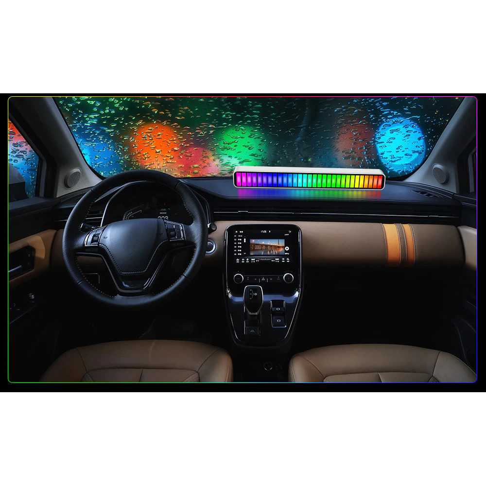Jual Lampu LED RGB Bar Strip Music Sound Control Light Rechargeable ...