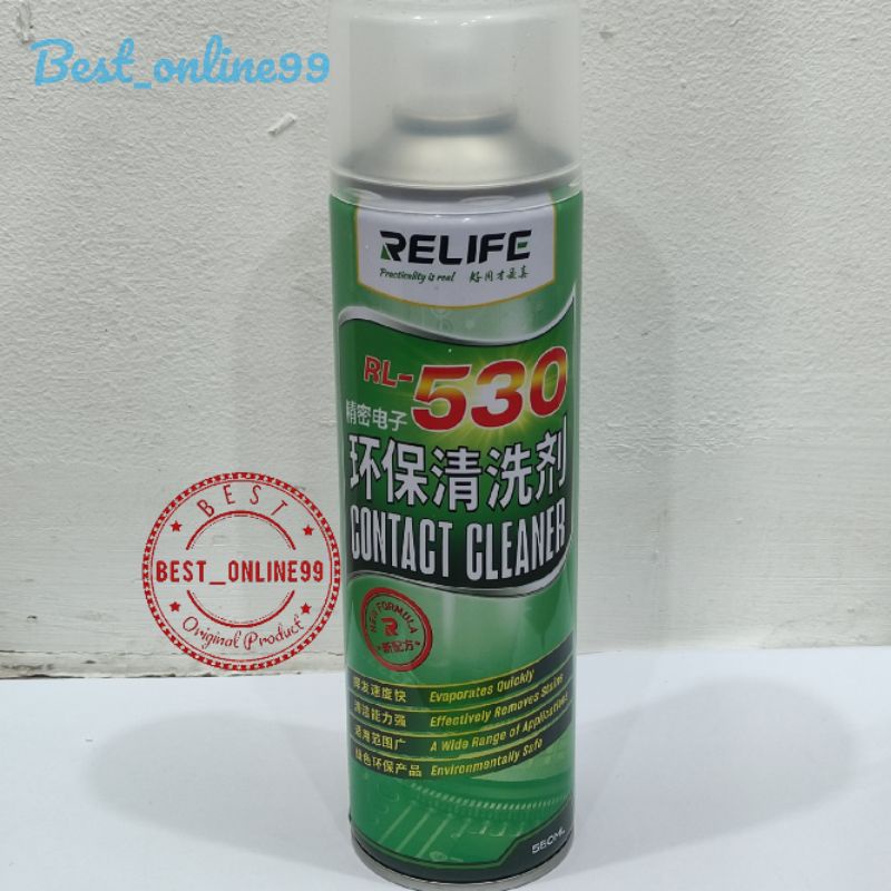 Jual TOOL CAIRAN CONTACT CLEANER RELIFE RL-530 550ML | Shopee Indonesia