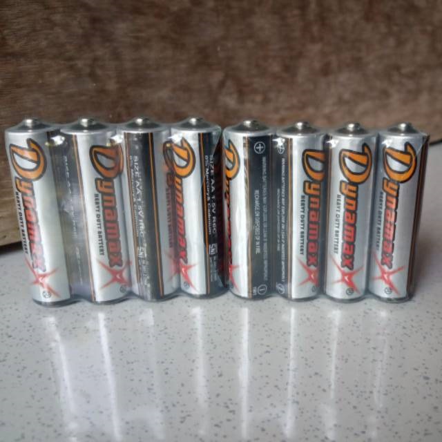 Jual Baterai Dynamax Aa 1 5 V Abu Eco Black Battery Dynamax Heavy Duty