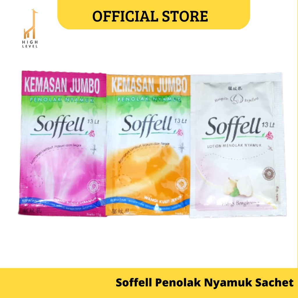 Jual Soffell Lotion Anti Nyamuk Kemasan Sachet 10 gr | Shopee Indonesia