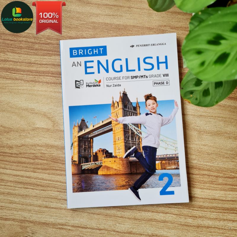 Jual Bright an English Course SMP Kelas 8 - Kurikulum Merdeka - Penerbit Erlangga - Buku ...