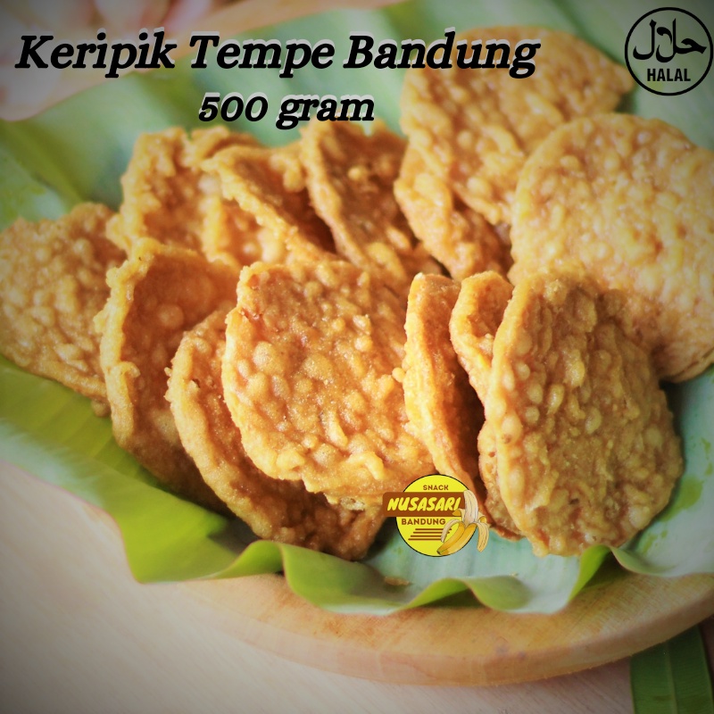 Jual Kripik Tempe Bandung Oleh Oleh Makanan Ringan Keripik Rasa Manis ...