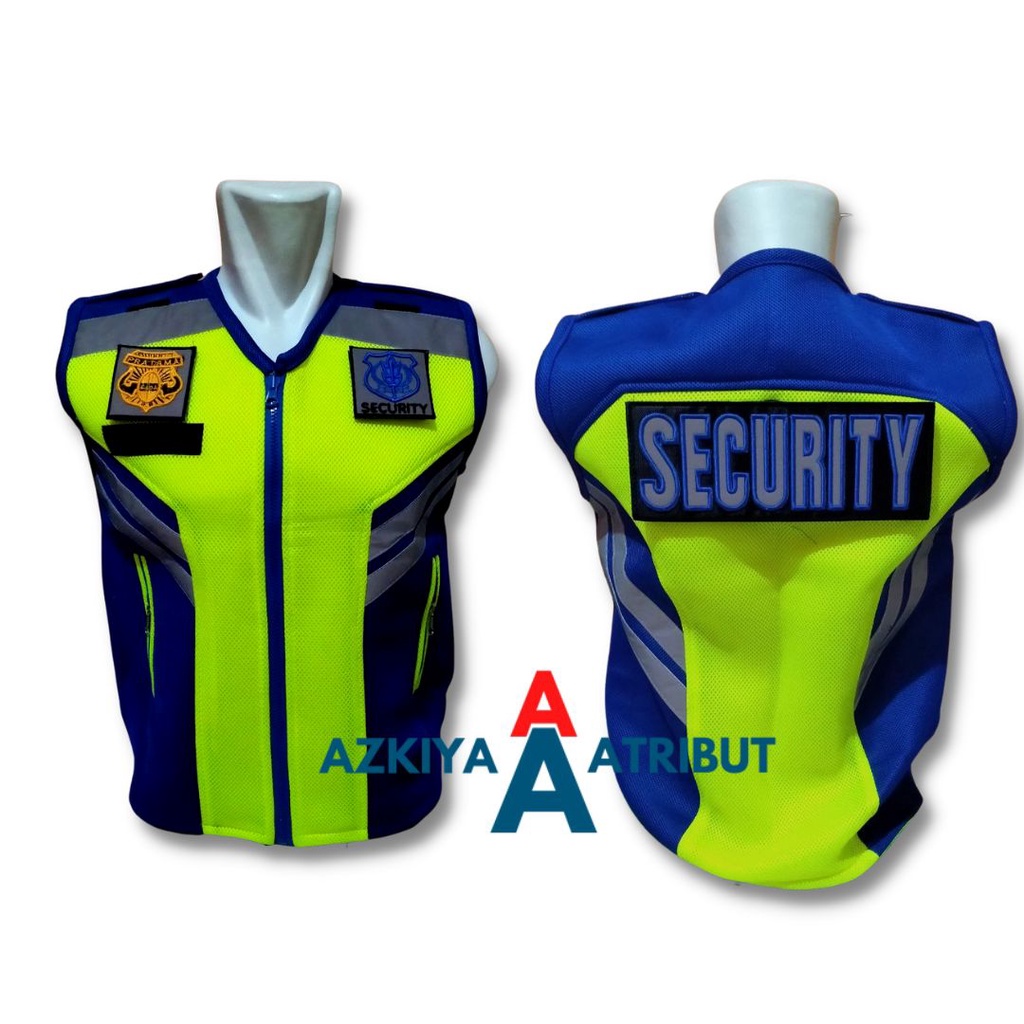 Jual Rompi Security Terbaru Bahan Double Mesh | Rompi Safety | Rompi Touring | Rompi Lapangan ...