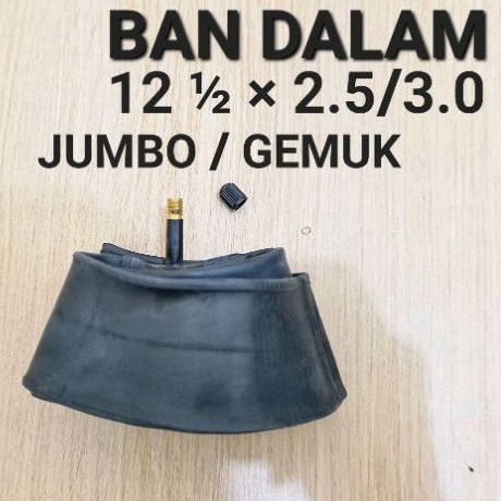 Jual BAN DALAM SEPEDA ANAK JUMBO UKURAN 12 X 2.5 / 3.0 TUBE BAN DALAM BMX MINI BESAR GEMUK 12 ...