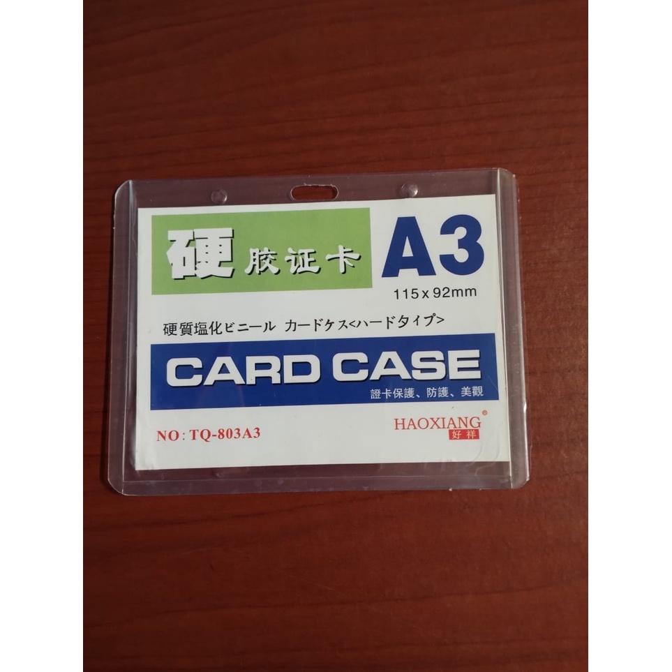 Jual PLASTIK ID CARD A3/PLASTIK ID/WADAH KARTU UJIAN A3 [PCS] | Shopee ...