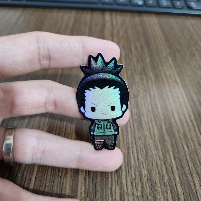 Jual Sticker Hologram Anime - PSH1386 - Naruto - Shikamaru | Shopee ...