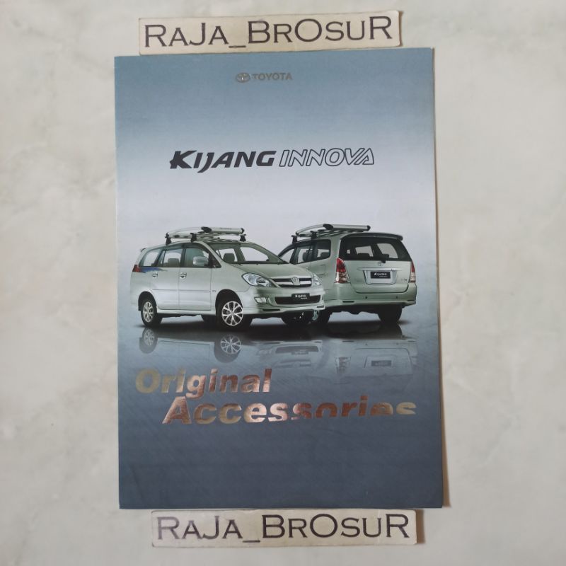 Jual Poster brosur katalog leaflet jadul lawas Toyota Kijang Innova ...