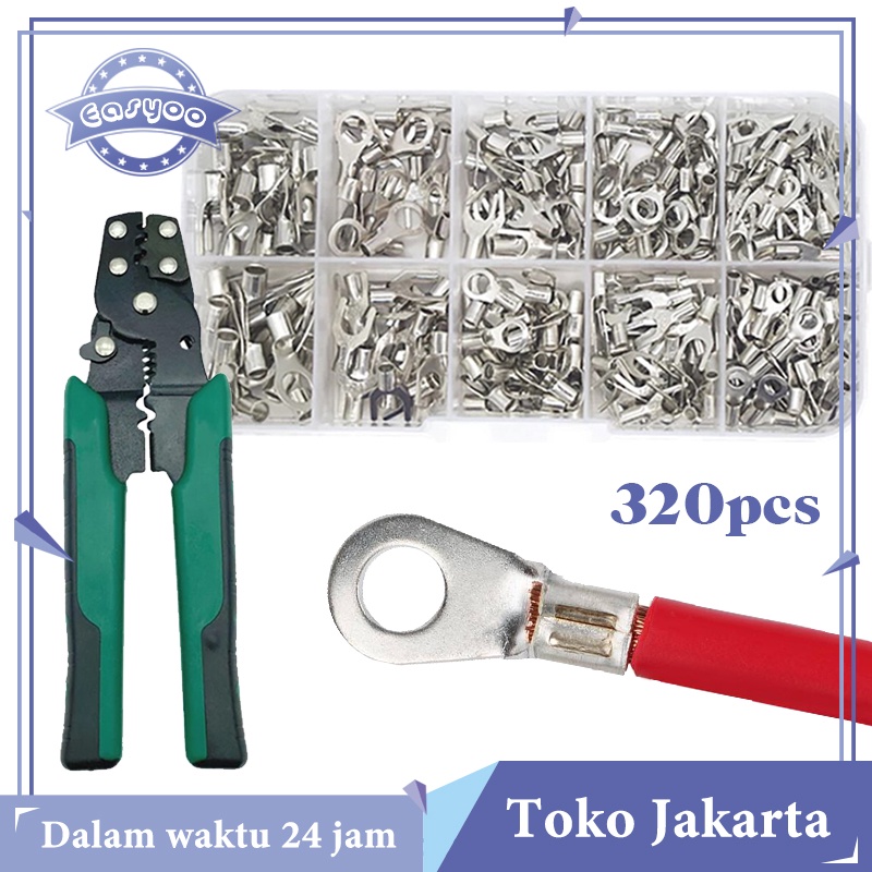 Jual Skun Kabel Listrik 320pcs Dan Tang Potong Kabel Tang Crimping ...