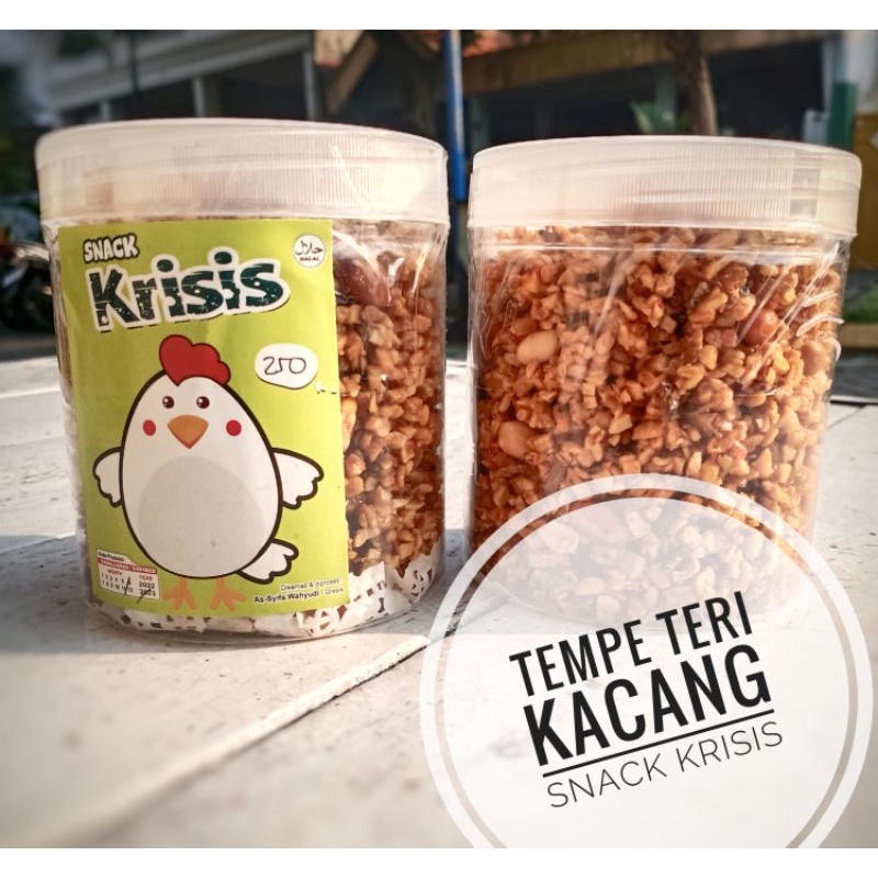 Jual Free toples orek tempe tempe teri kacang pedas manis HALAL kering ...