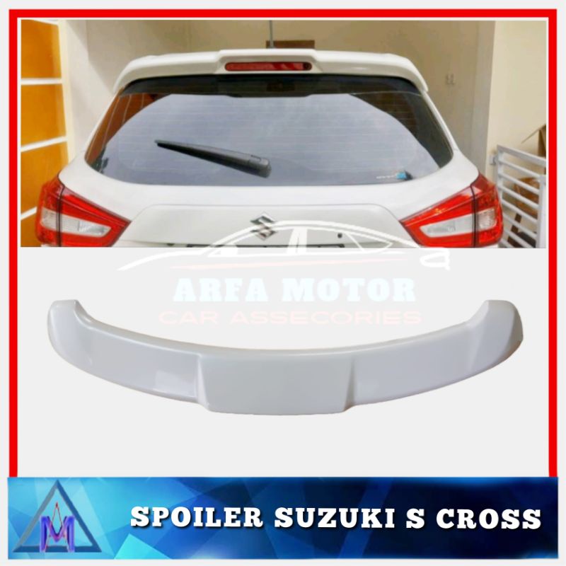 Jual Spoiler SX4 Scross Warna Body Fiber Wing Bagasi Belakang SX4 ...