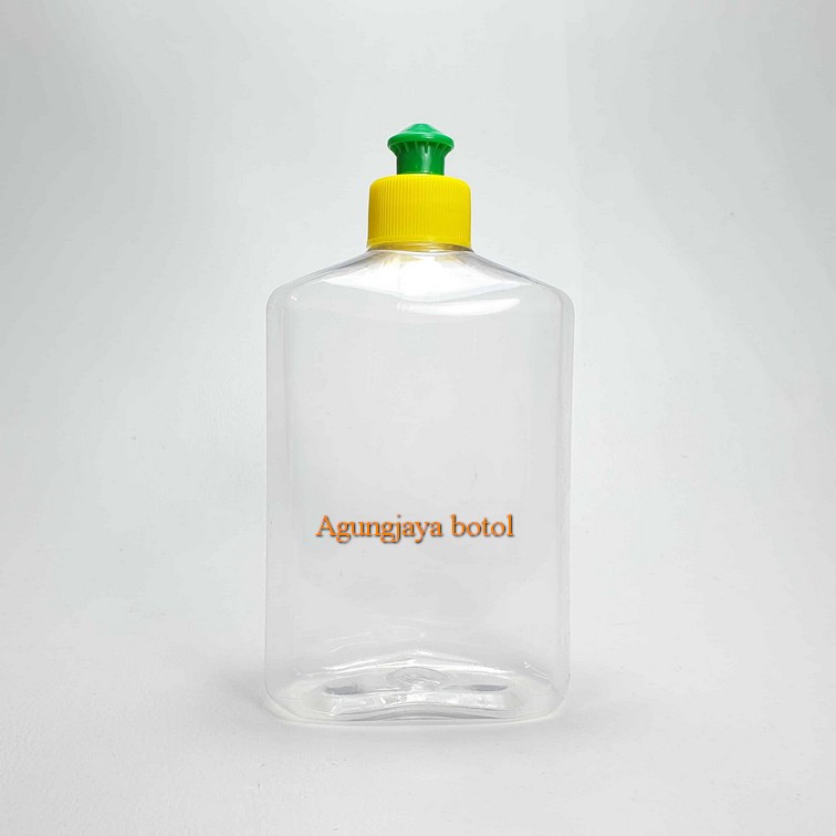 Jual Botol Pet 500 ml Aquabliss Kotak Natural Tutup Sunlight / Botol ...