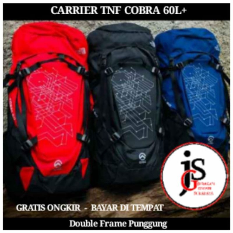 Jual Carrier Tnf Cobra 60L | Tas Gunung Cobra 60L | Tas Gunung 60L ...