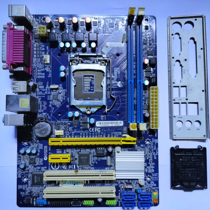Jual Motherboard mainboard mobo Foxconn h61 Lga 1155 + backplate dan ...