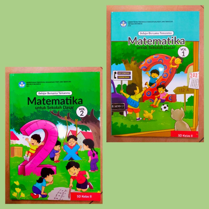 Jual Buku Pelajaran : Belajar Bersama Temanmu MATEMATIKA Untuk Kelas 2 SD Vol 1 dan Vol 2 ...