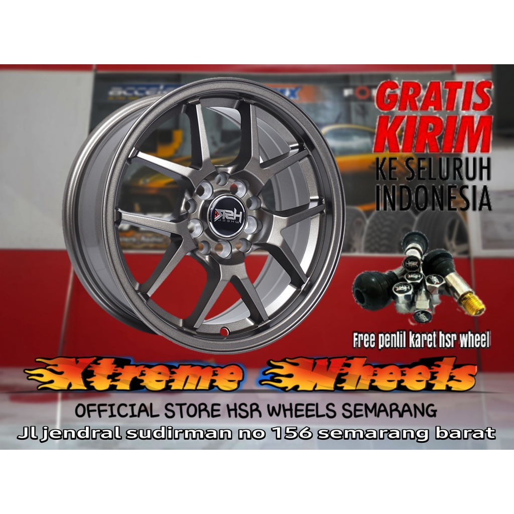 Jual velg racing ring 15 lebar 6,5 et 42 velg mobil ertiga terios ...
