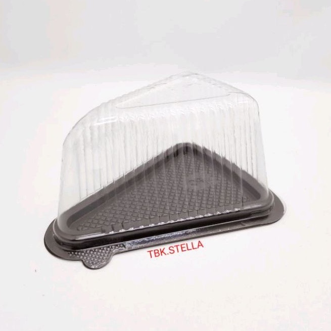 Jual BOX MIKA SEGITIGA MINI SLICE CAKE (50 PCS) | Shopee Indonesia