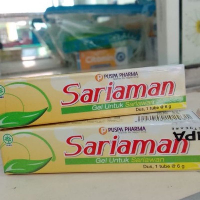 Jual Sariaman @5 g - Gel Untuk Sariawan Yang Tidak Perih | Shopee Indonesia