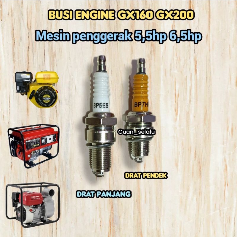 Jual Sprak plug busi engine OHV GX160 GX200 genset 4tak - diesel bensin ...