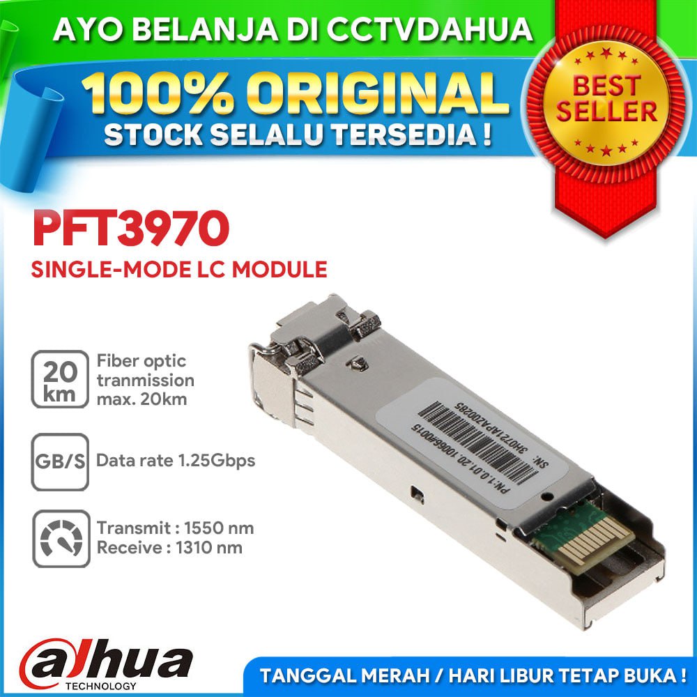 Jual DAHUA PFT3970 SINGLE MODE LC MODULE | Shopee Indonesia