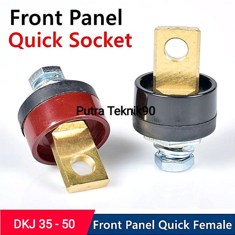 Jual Front Panel Quick Socket DKJ 35-50 Konektor Kabel Las Female ...