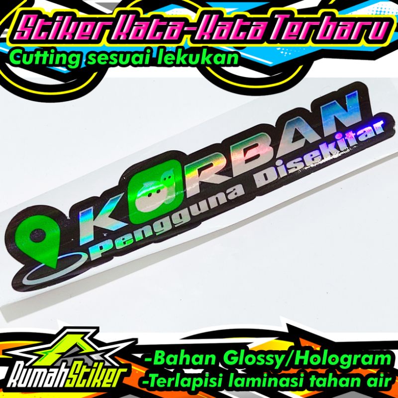 Jual Stiker KORBAN PENGGUNA DI SEKITAR | Shopee Indonesia Jual Stiker KORBAN PENGGUNA DI SEKITAR | Shopee Indonesia