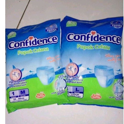 Jual CONFIDENCE Premium Popok Celana Dewasa Kemasan Sachet M 1 PCS ...