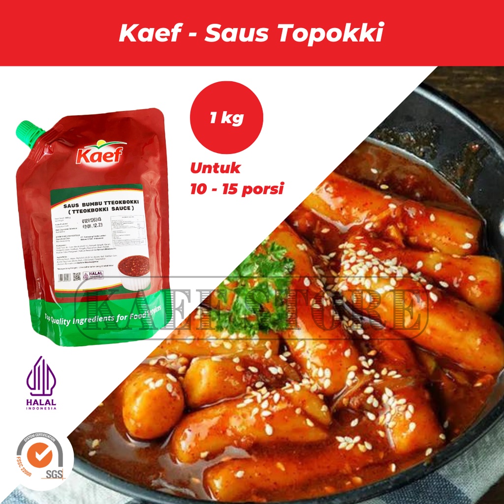 Jual Saus Topokki | Tteokbokki 1 Kg | Saus Topoki | Toppoki | Topokki ...